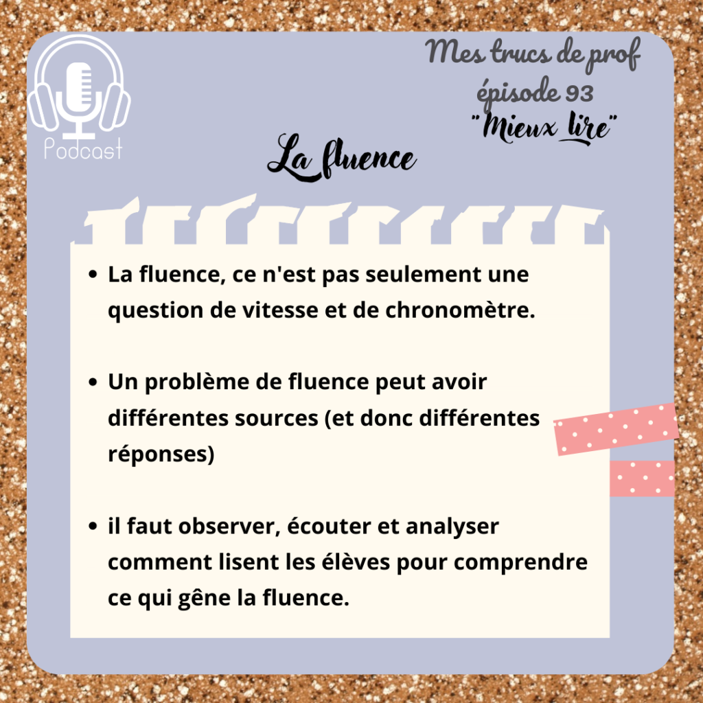 Ep. 93 : « Mieux lire » – la fluence - Mes trucs de prof